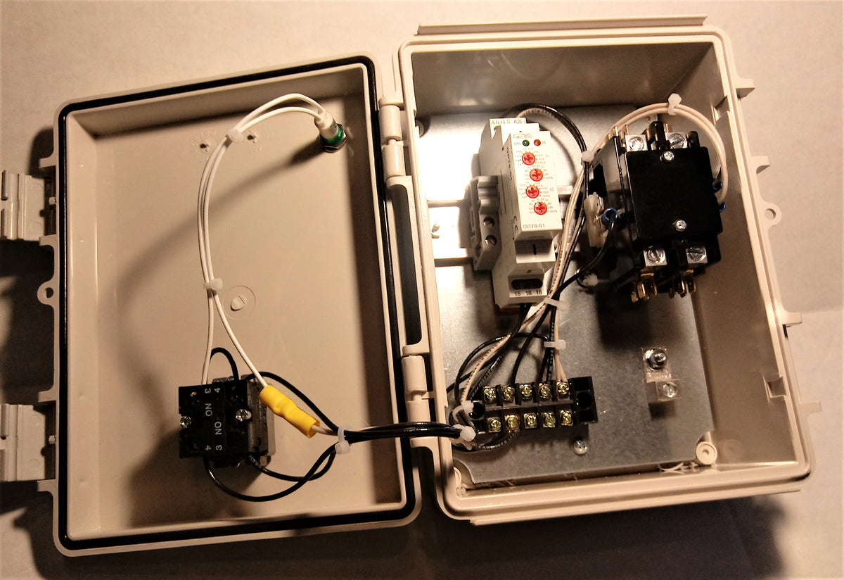 On/Off Timer Control Panel with 1, 2 or 3-Pole Contactor -120V AC ...